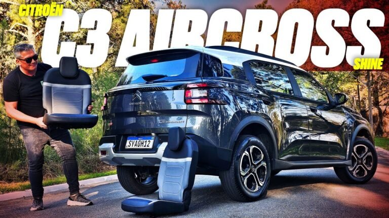 Citroën C3 Aircross - O 7 LUGARES MAIS BARATO DO BRASIL! COMO FUNCIONA ...