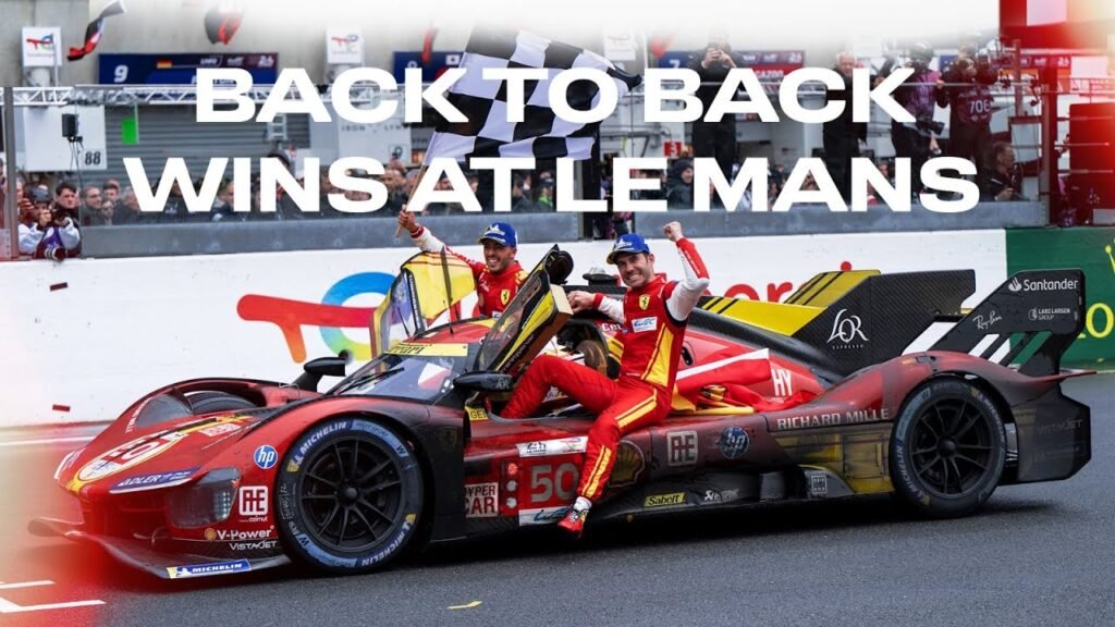 Two in a row! Ferrari back-to-back wins at Le Mans - Carros A-Z