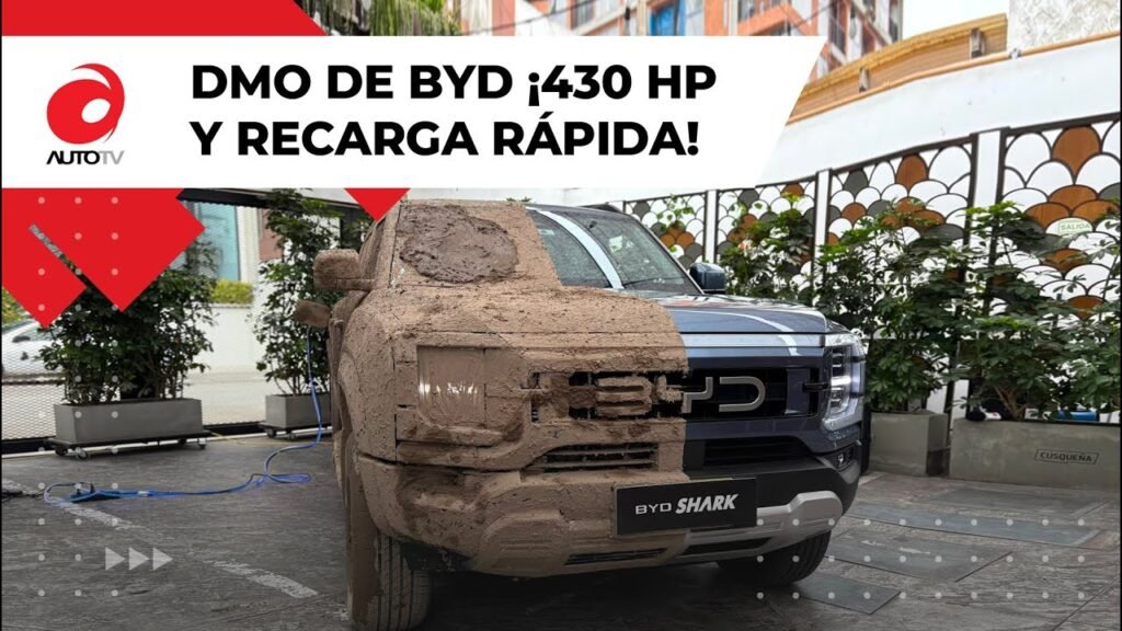 BYD Shark: la pick up híbrida con 430 HP que también es un generador ...