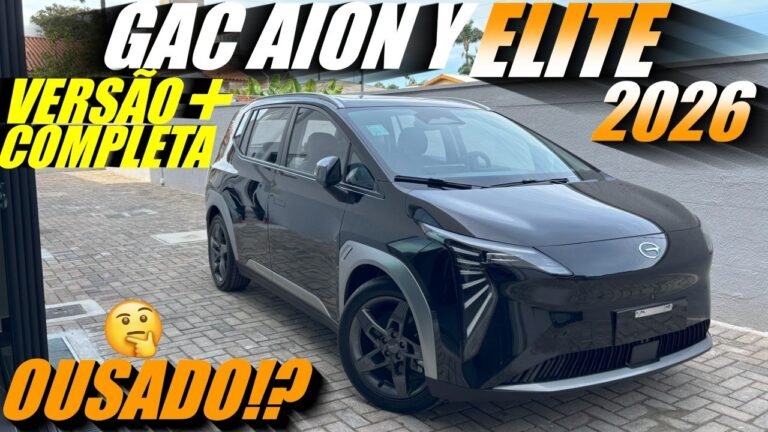 NOVO GAC AION Y ELITE 2026 - VERSÃO TOPO DA GAMA em detalhes! - Carros A-Z